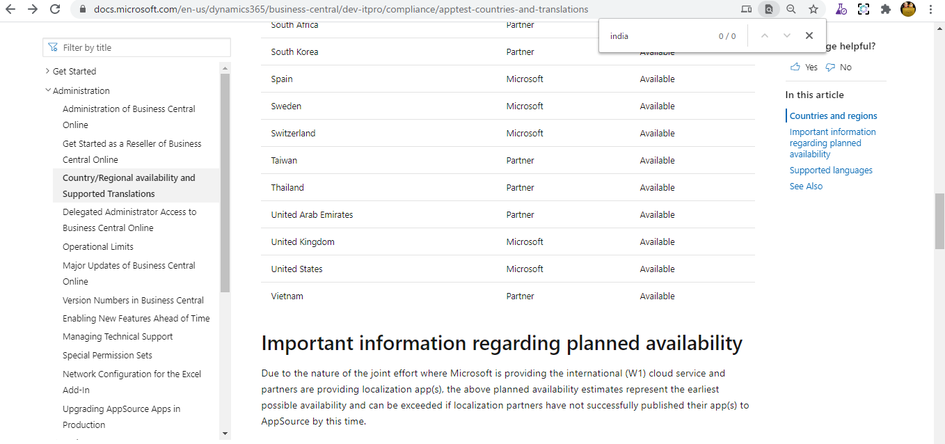Dynamics 365 Business Central will be available in India (BC17 ...
