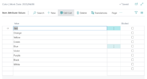 Dynamics 365 Business Central: Show Item Attributes on the page (For ...