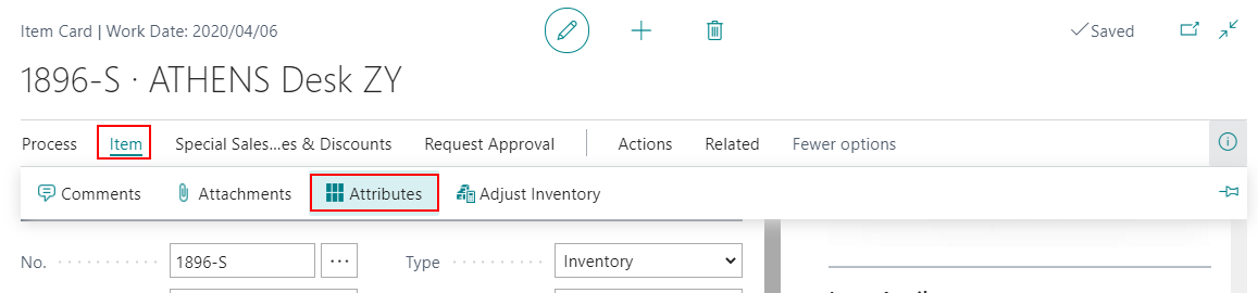 Dynamics 365 Business Central: Show Item Attributes on the page (For ...