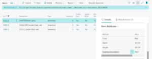 Dynamics 365 Business Central: Show Item Attributes on the page (For ...