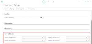 Dynamics 365 Business Central: Show Item Attributes on the page (For ...