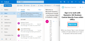 Outlook Integration with Microsoft Dynamics 365 Business Central ...