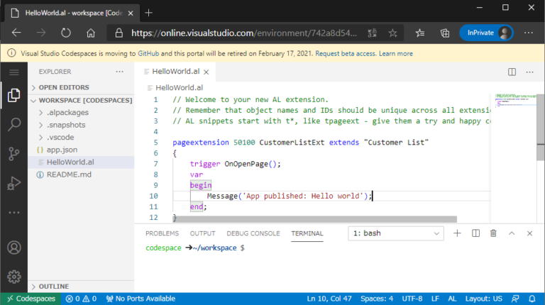 Try customizing Dynamics 365 Business Central in Browser??? (Visual ...