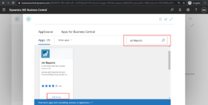 Jet Reports for Dynamics 365 Business Central Cloud | Dynamics 365 Lab