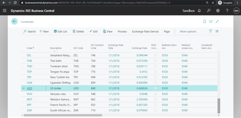 Dynamics 365 Business Central: Automate Currency Exchange Rate Updates ...