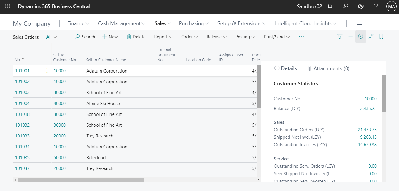 Dynamics 365 Business Central: How to view Outstanding Order Lines and ...