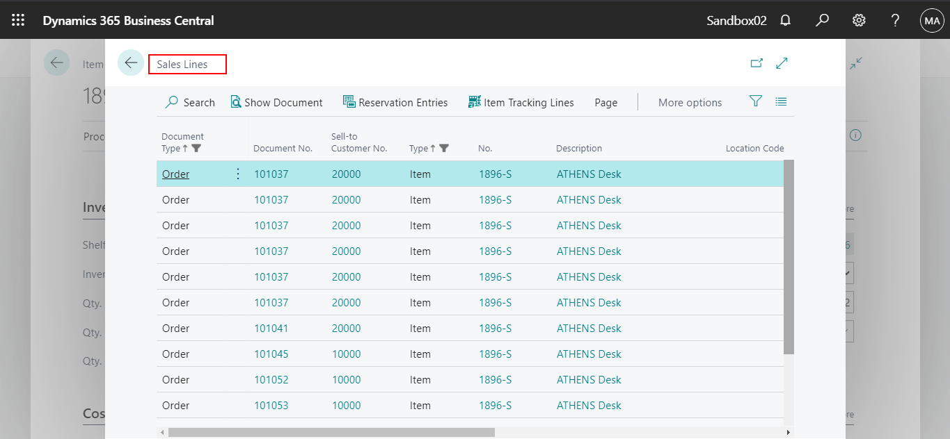 Dynamics 365 Business Central: How to view Outstanding Order Lines and ...
