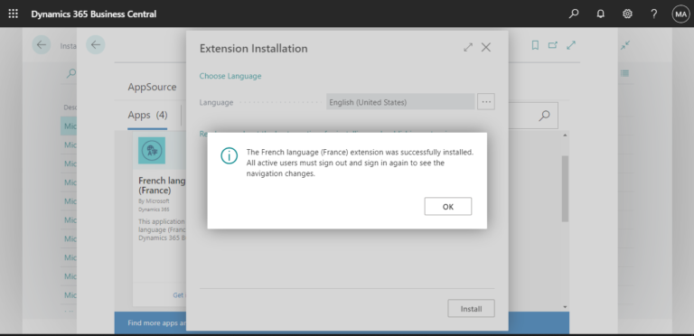 Dynamics 365 Business Central: How to install a Language Pack (SaaS and ...