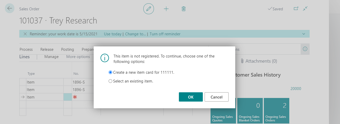 Dynamics 365 Business Central: Create Item from Item No. and Create ...