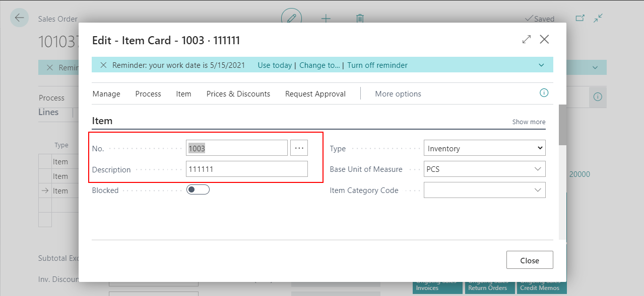 Dynamics 365 Business Central: Create Item from Item No. and Create ...