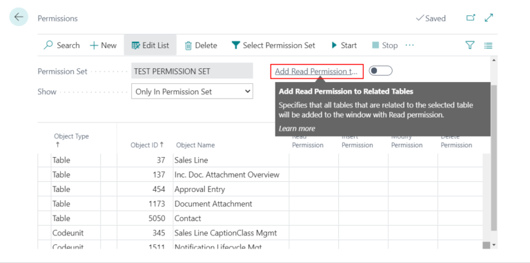 Dynamics 365 Business Central: How to create or modify permissions by ...