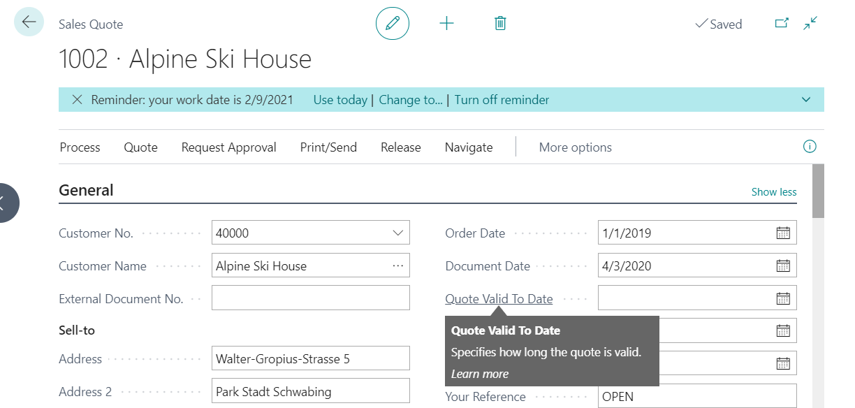 Dynamics 365 Business Central: Deleting Expired Sales Quotes | Dynamics ...