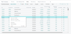 Dynamics 365 Business Central mini tips: Quick Filters (Filter to this ...