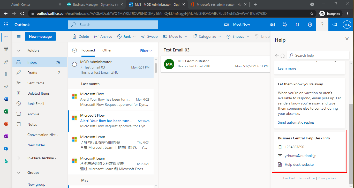 How to add Custom Help Desk Information to Dynamics 365 Business ...