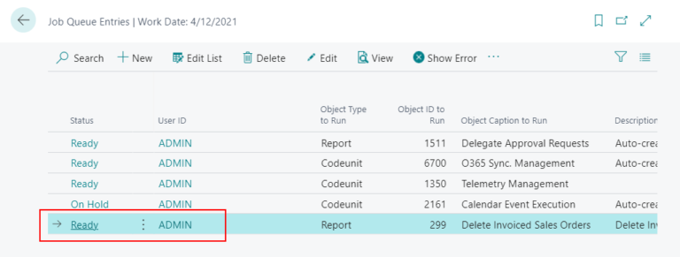 Dynamics 365 Business Central: How to automatically delete completely ...