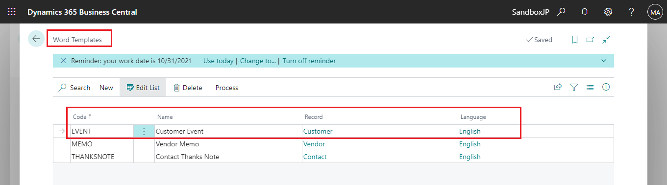 Dynamics 365 Business Central: Using Word Templates with Email ...