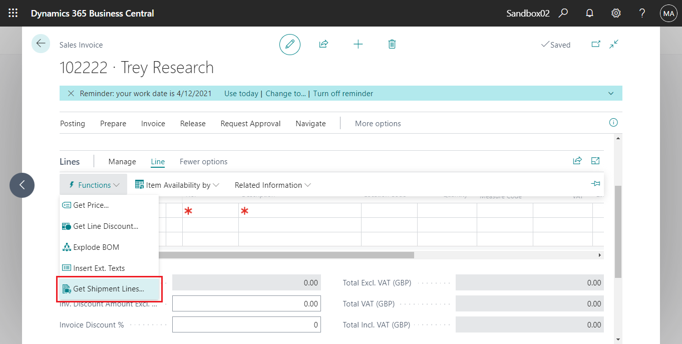 How to use Combine Shipments in Dynamics 365 Business Central ...