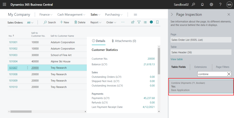 How to use Combine Shipments in Dynamics 365 Business Central ...