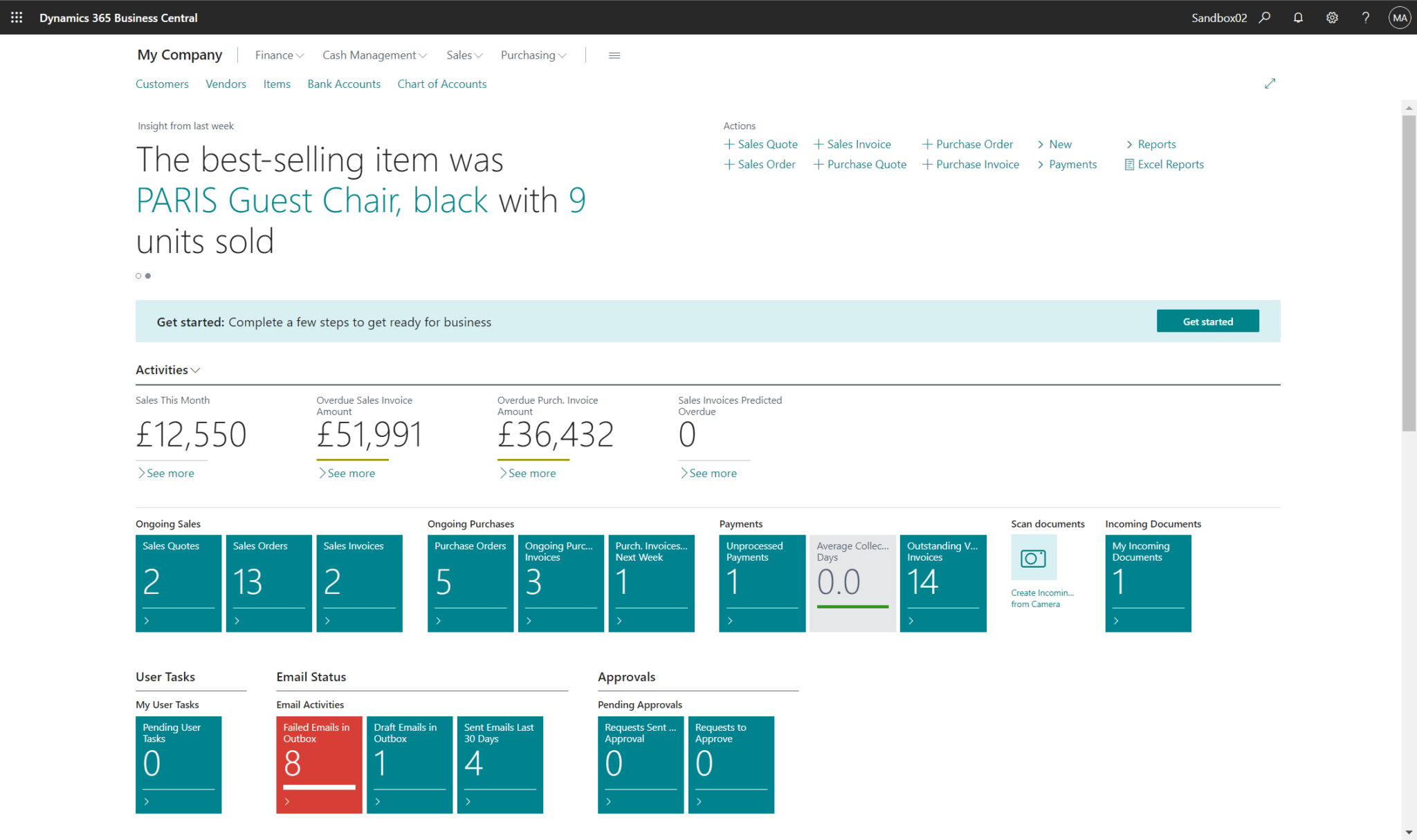 Dynamics 365 Business Central: How to define default Role Center ...