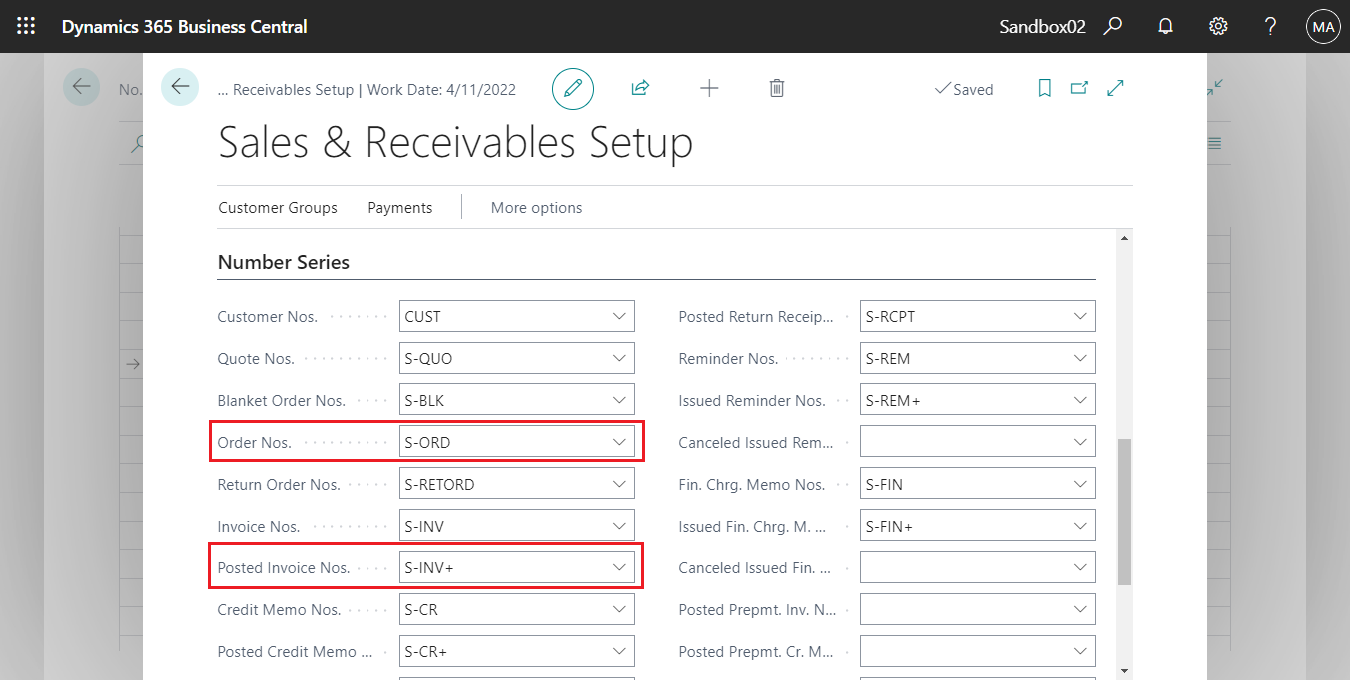 Dynamics 365 Business Central: Manual number for Posted Sales invoice ...