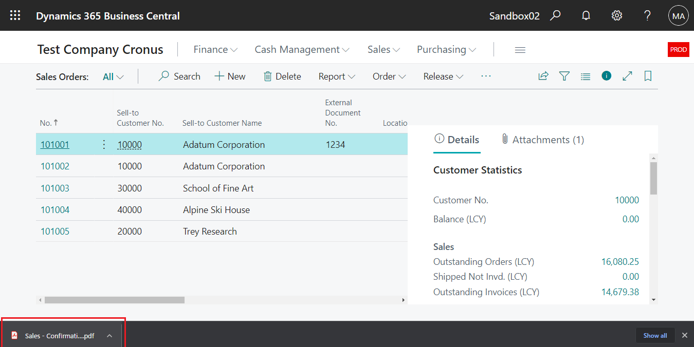 Dynamics 365 Business Central: How to directly export Report from page ...