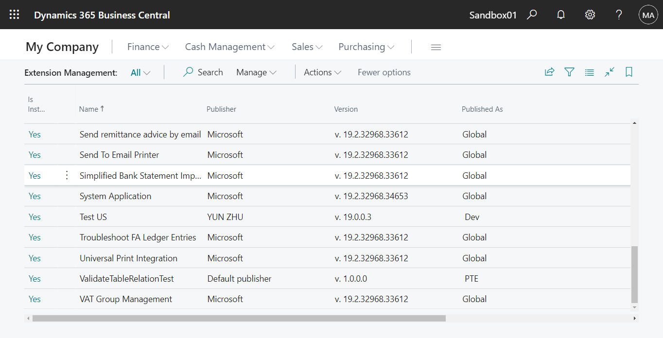Dynamics 365 Business Central: View the all object details (Type, ID ...