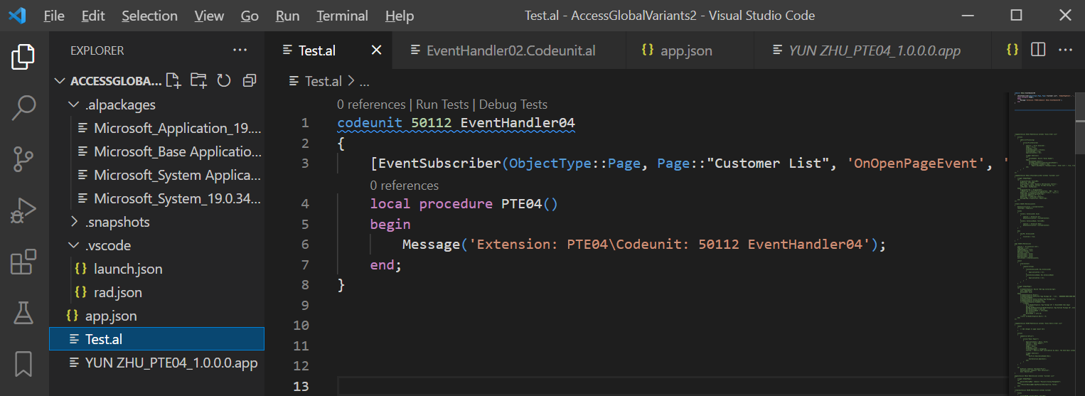 Dynamics 365 Business Central: Execution order of subscriptions for the ...