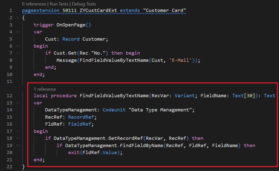 Dynamics 365 Business Central: How to find field value by its text name (FieldName) – (Using ...