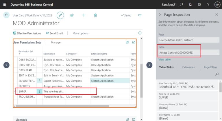 Dynamics 365 Business Central: How to quickly check if the user has the ...