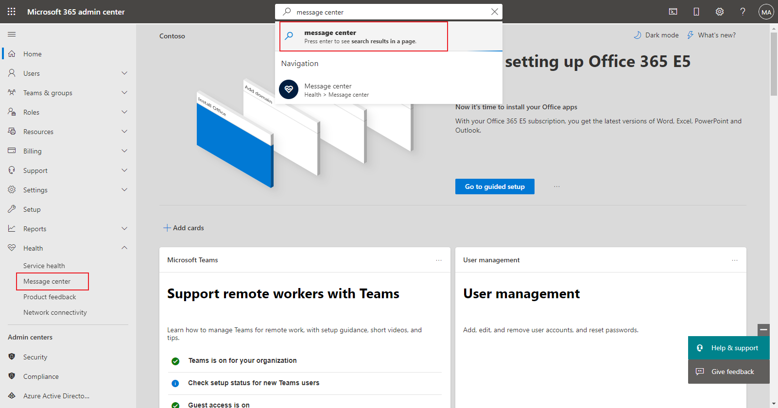 Note: Microsoft expect to remove the Notification recipients list from ...