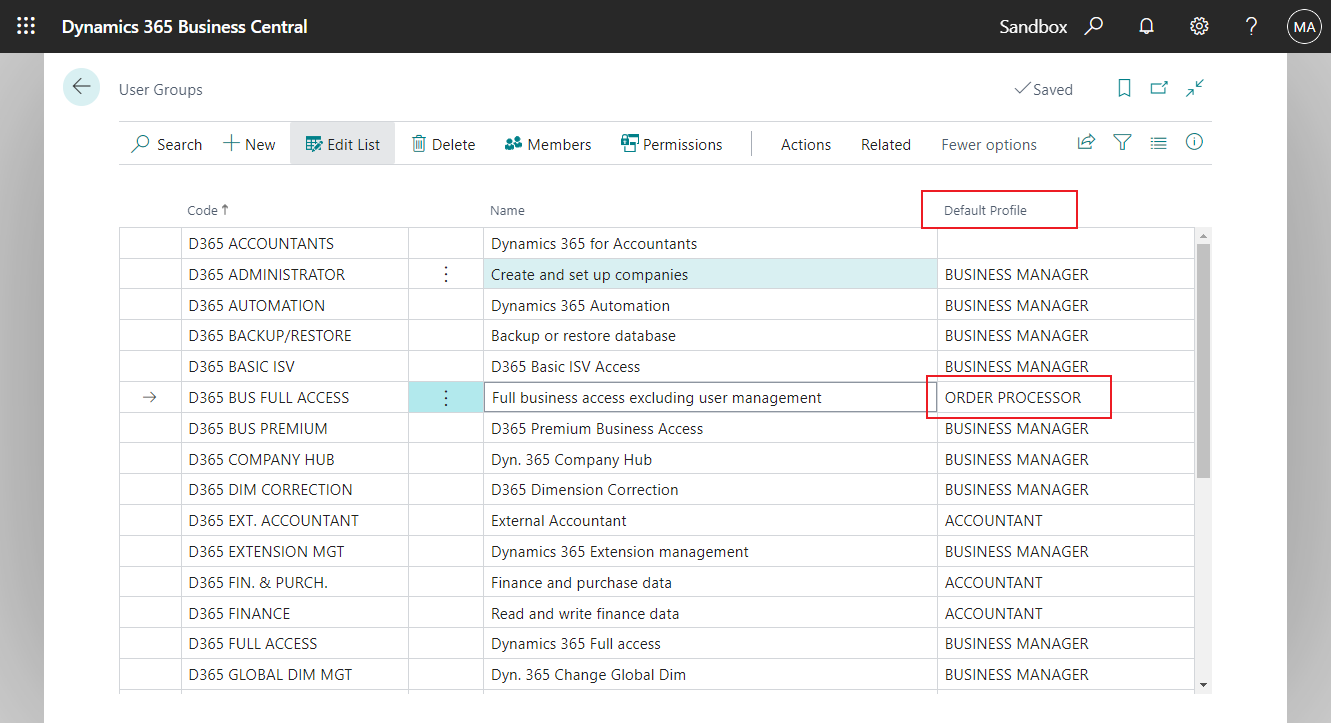 Dynamics 365 Business Central: How to define default Role Center ...