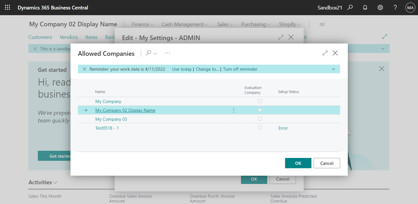 Dynamics 365 Business Central: Company Name, Company Display Name, and ...
