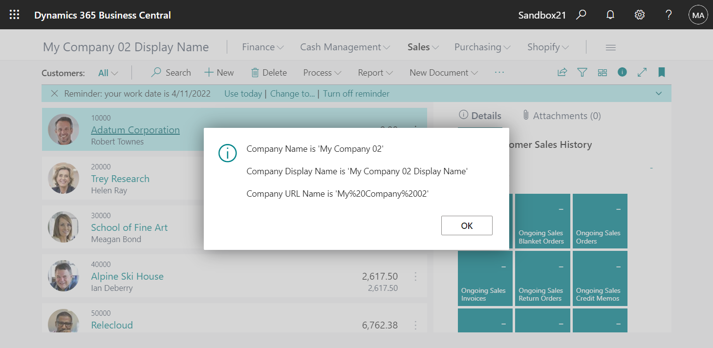 Dynamics 365 Business Central: Company Name, Company Display Name, and ...