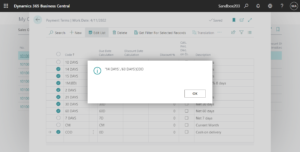 Dynamics 365 Business Central: How to get a filter for the selected ...