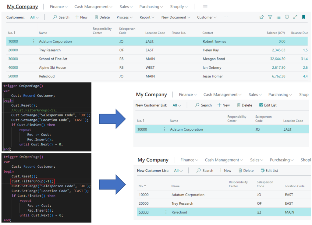 Dynamics 365 Business Central: Cross-column search (OR filters on ...