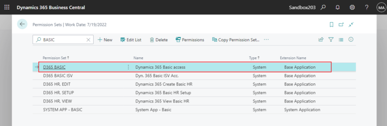 Dynamics 365 Business Central: Special Permission Sets | Dynamics 365 Lab