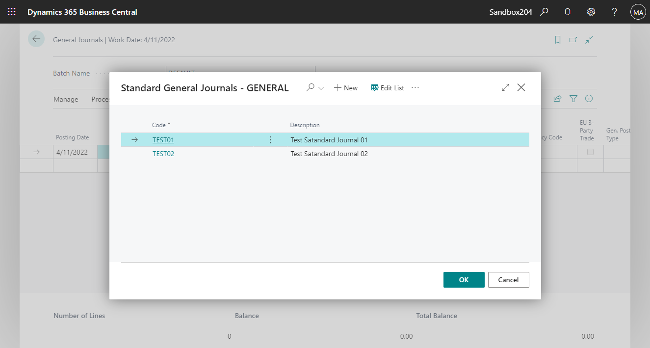 Dynamics 365 Business Central: Working with Standard Journals (Save as ...
