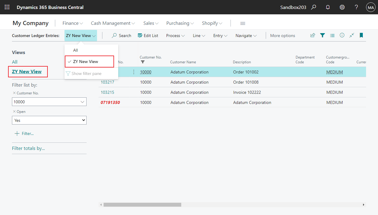 Dynamics 365 Business Central: How to set the default view/layout for a ...