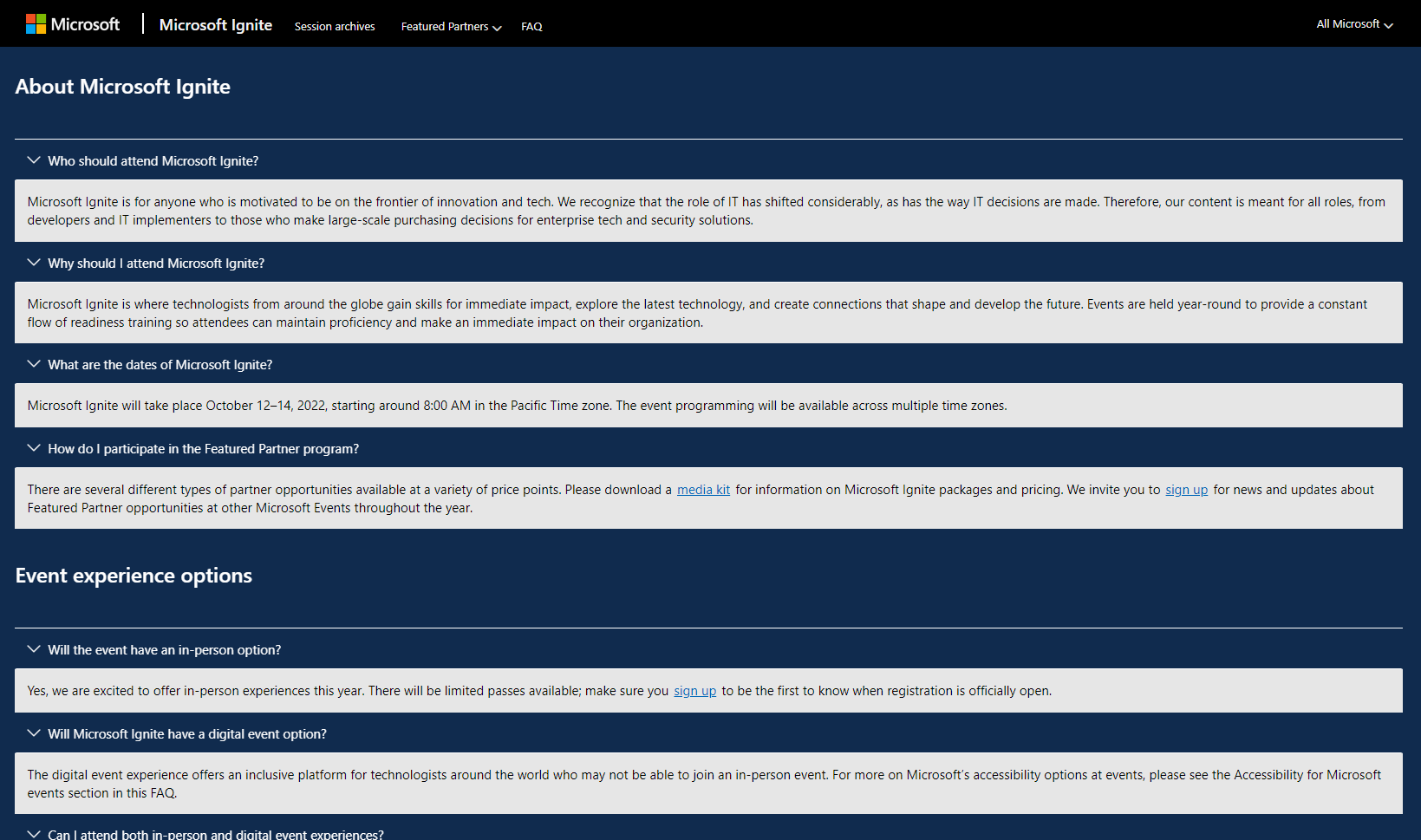 Microsoft Ignite 2022, October 12-14, Save the date! | Dynamics 365 Lab