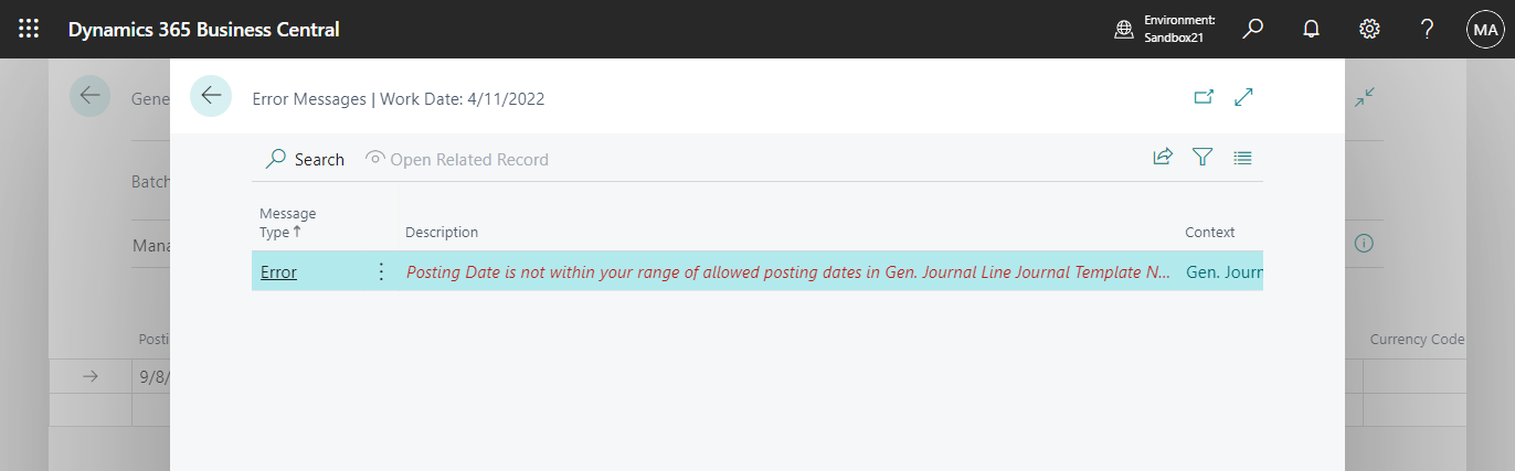 Dynamics 365 Business Central: How to use “Allow Posting From” and ...