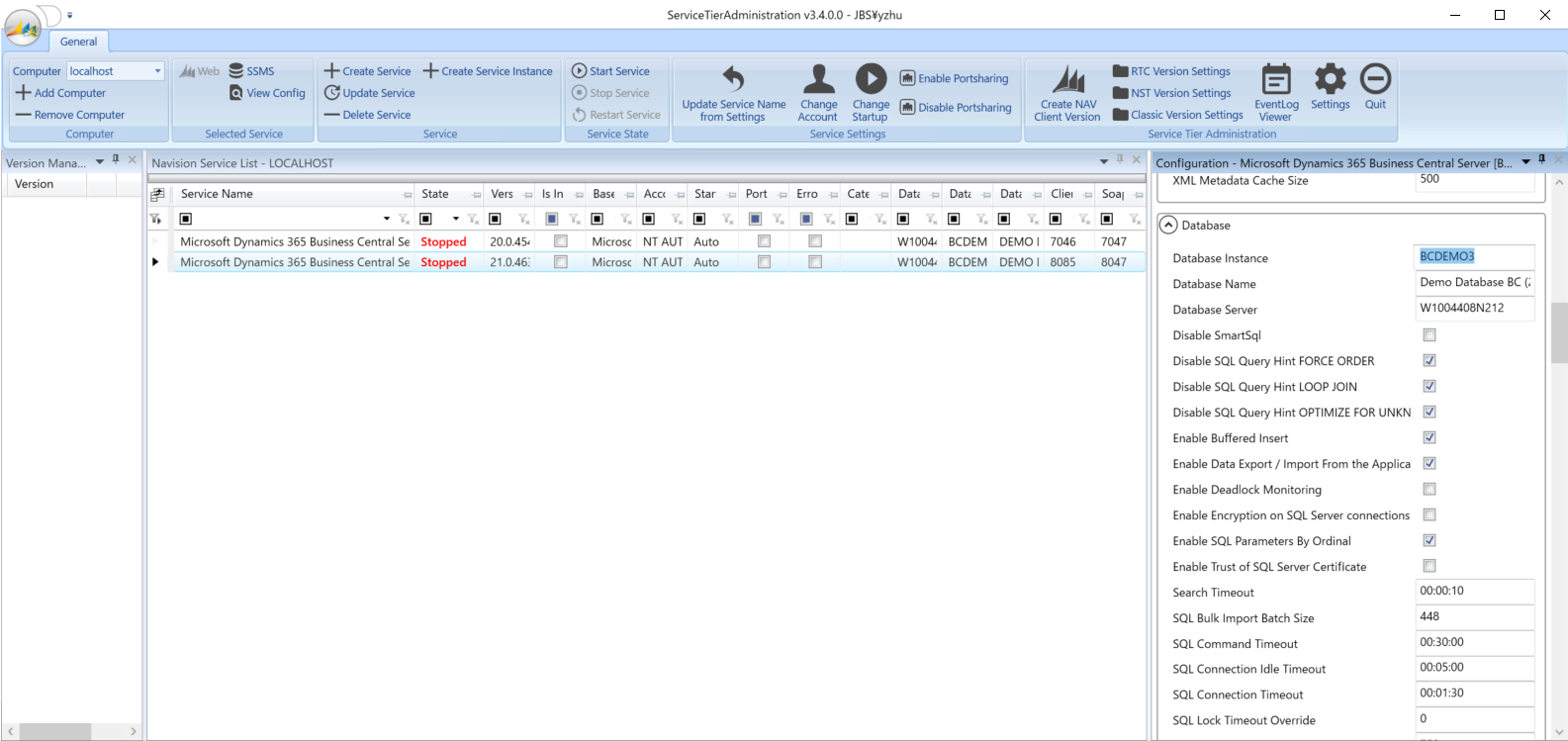 Business Central Server Administration tool is removed with Business ...