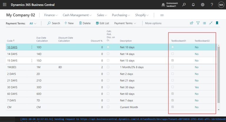 Dynamics 365 Business Central: Boolean field on the list page (A checkbox? A Yes/No text ...