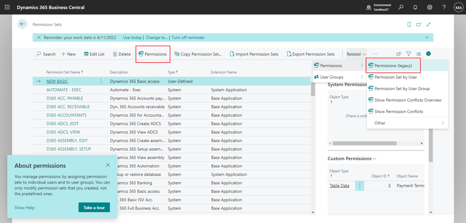 Dynamics 365 Business Central: Permission Exclusion (Exclude in ...