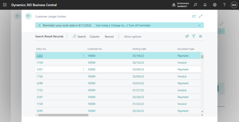 Dynamics 365 Business Central: Search for Specific Data (Search in ...