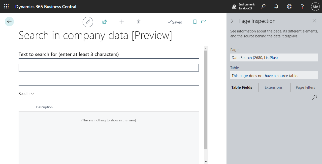 Dynamics 365 Business Central: Search for Specific Data (Search in ...