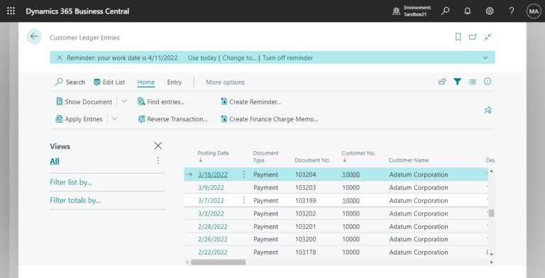 Dynamics 365 Business Central: Search for Specific Data (Search in company data) | Dynamics 365 Lab