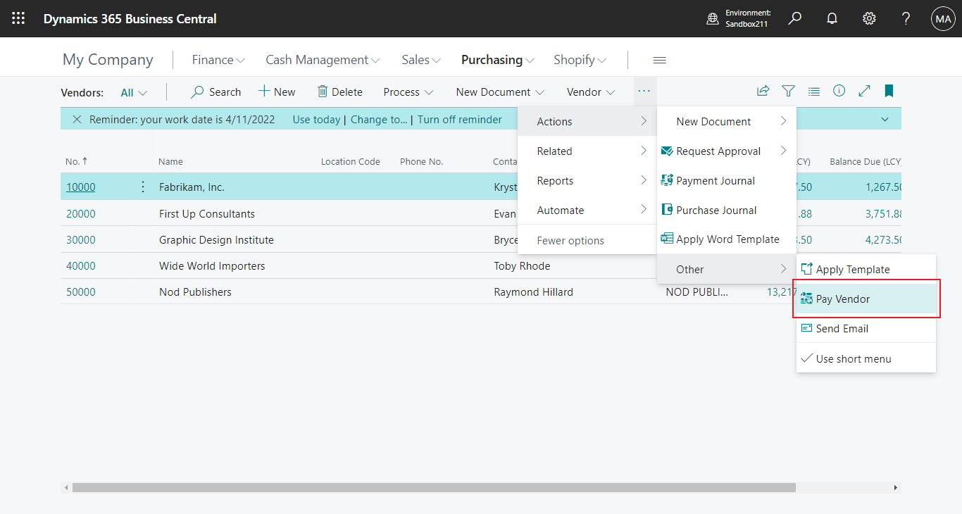 Business Central 2022 wave 2 (BC21) new features: Multiple Remit ...