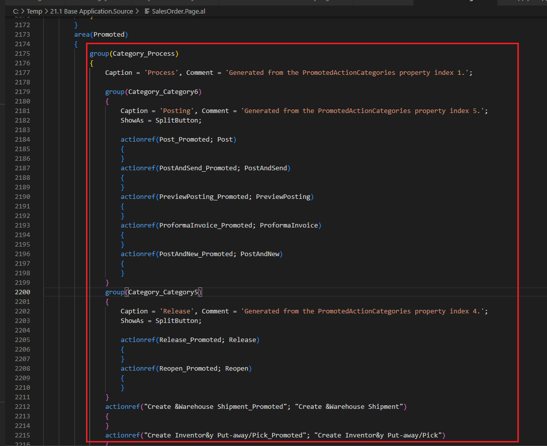 Business Central 2022 wave 2 (BC21): Where is the Process tab on ...