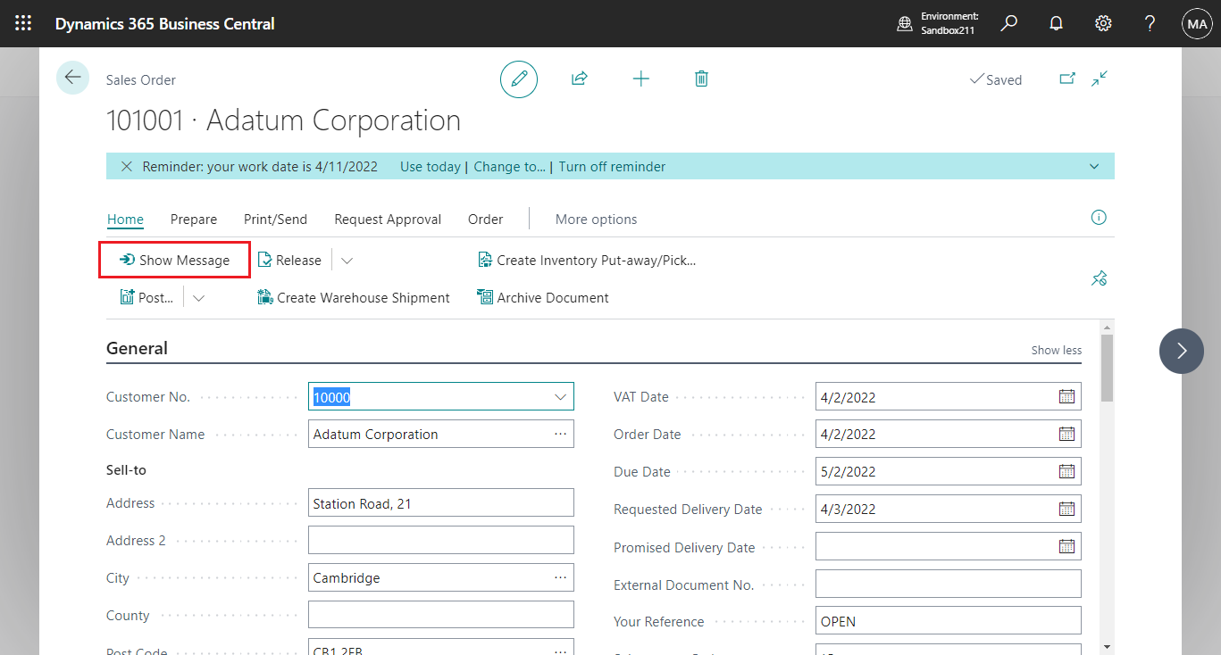 Business Central 2022 wave 2 (BC21): Where is the Process tab on ...