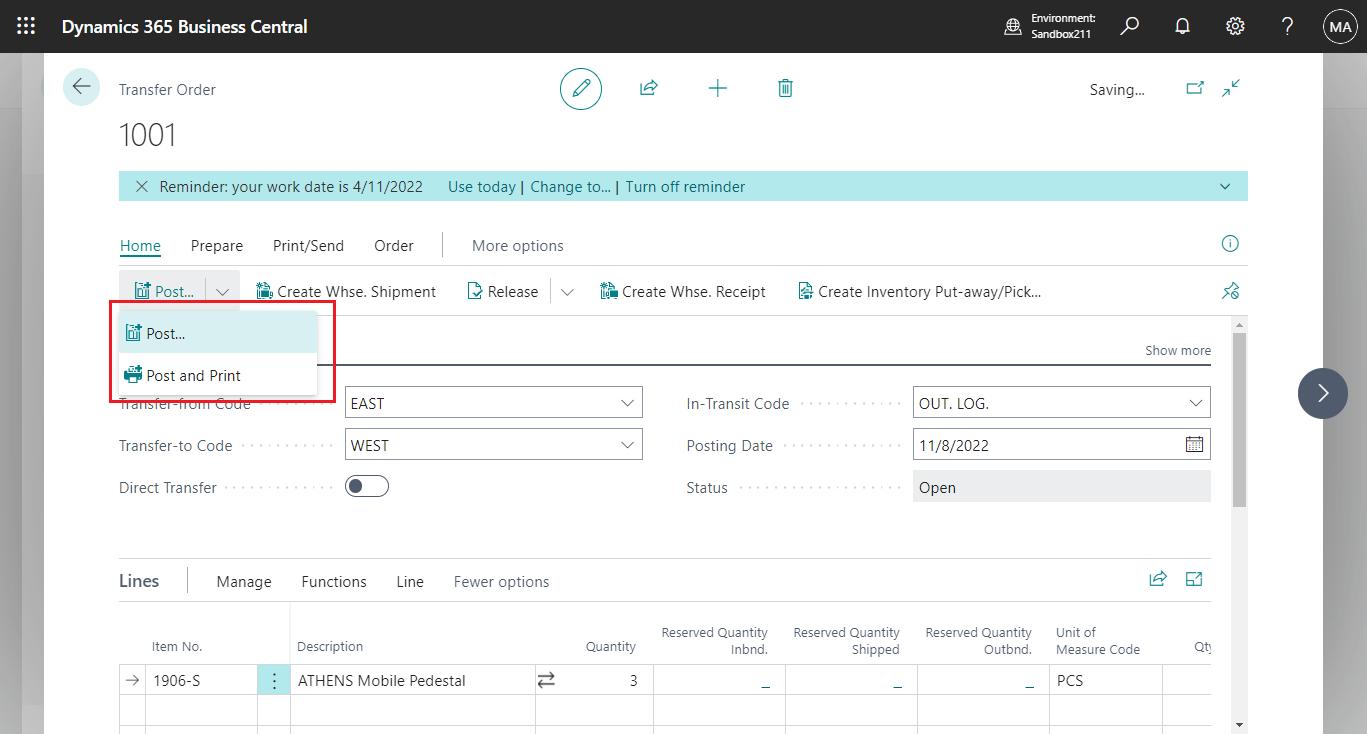 Business Central upcoming update: Posting preview in item postings ...